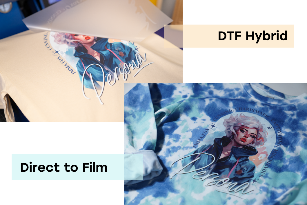 What's the difference between DTF and Digital Hybrid?